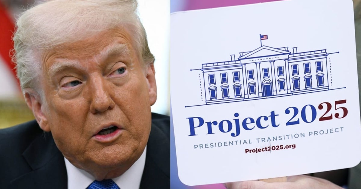 Tracker says Trump has already implemented nearly half of Project 2025 ...