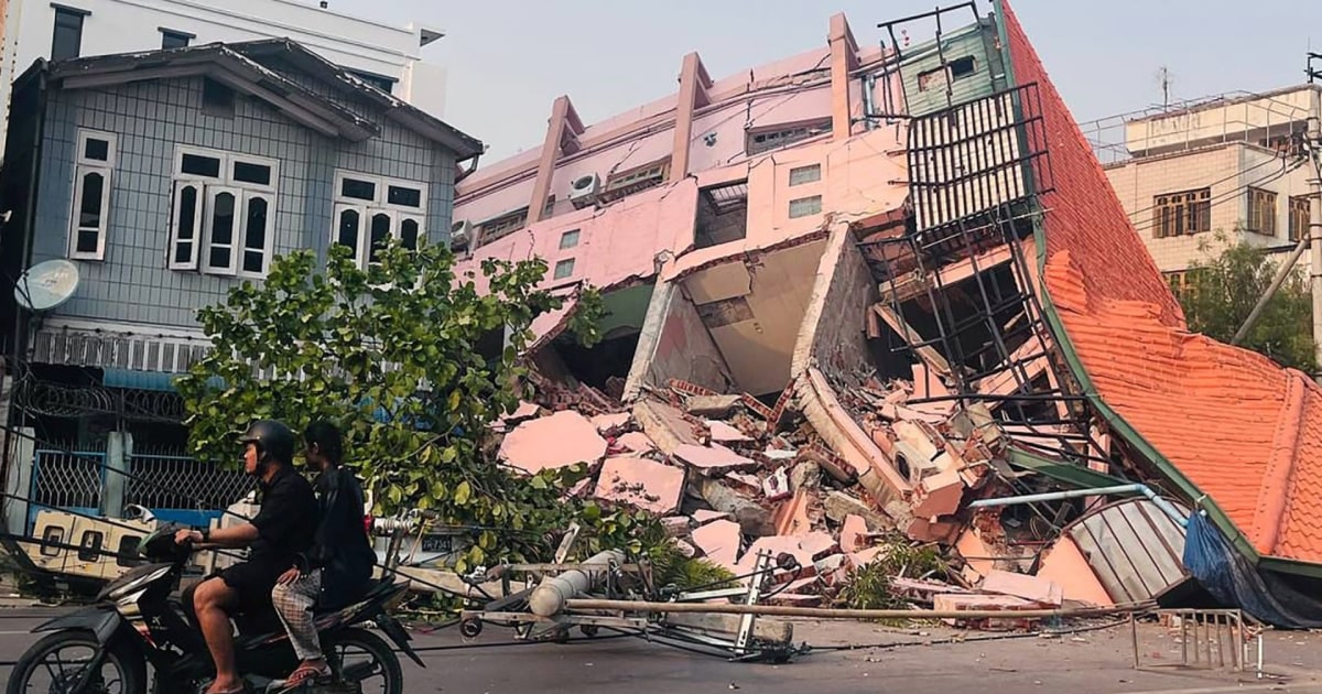 Powerful 7.7-magnitude quake causes multiple deaths in Myanmar and Thailand