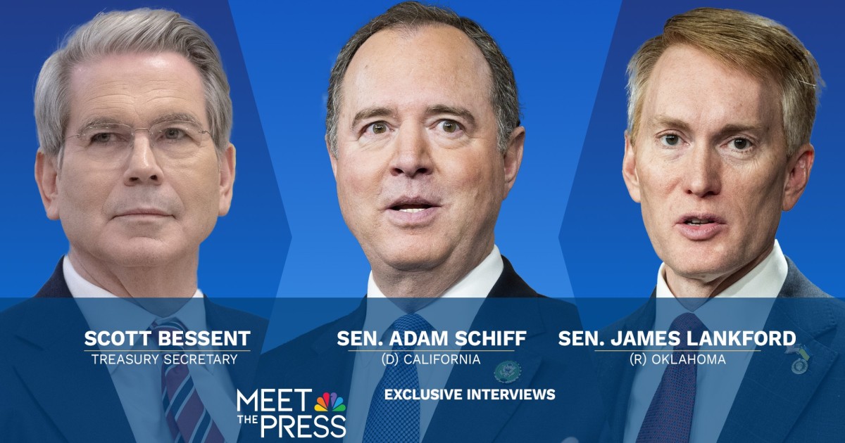 April 6 — Treasury Sec. Scott Bessent, Sen. James Lankford and Sen ...