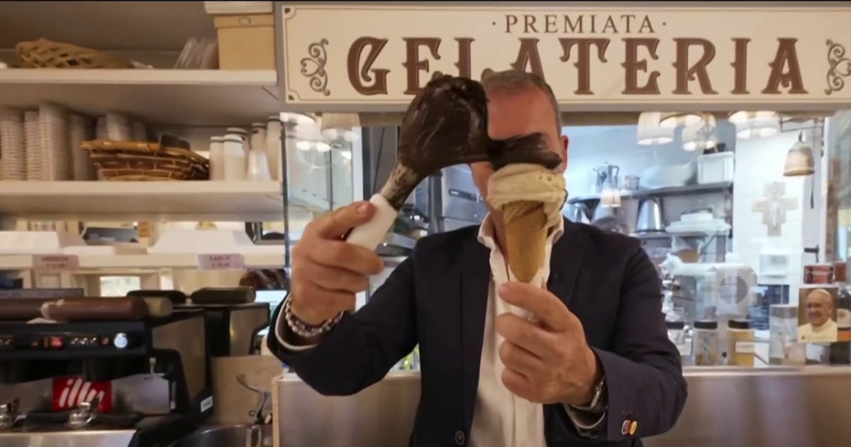 Inside gelato shop that served Pope Francis' favorite sweets