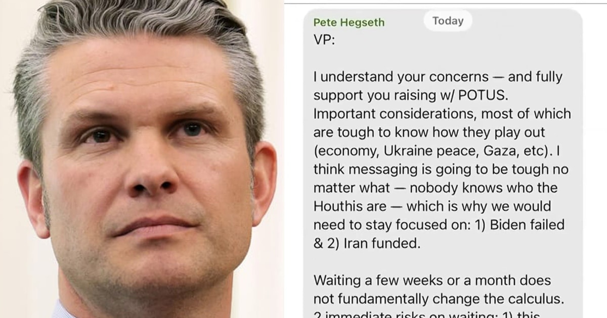 Hegseth's Signal chat controversies have 'destroyed trust' of those in ...