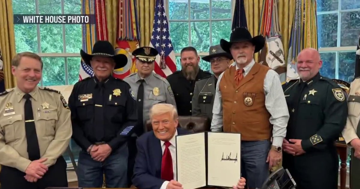 Trump administration touts border security as 100-day mark nears