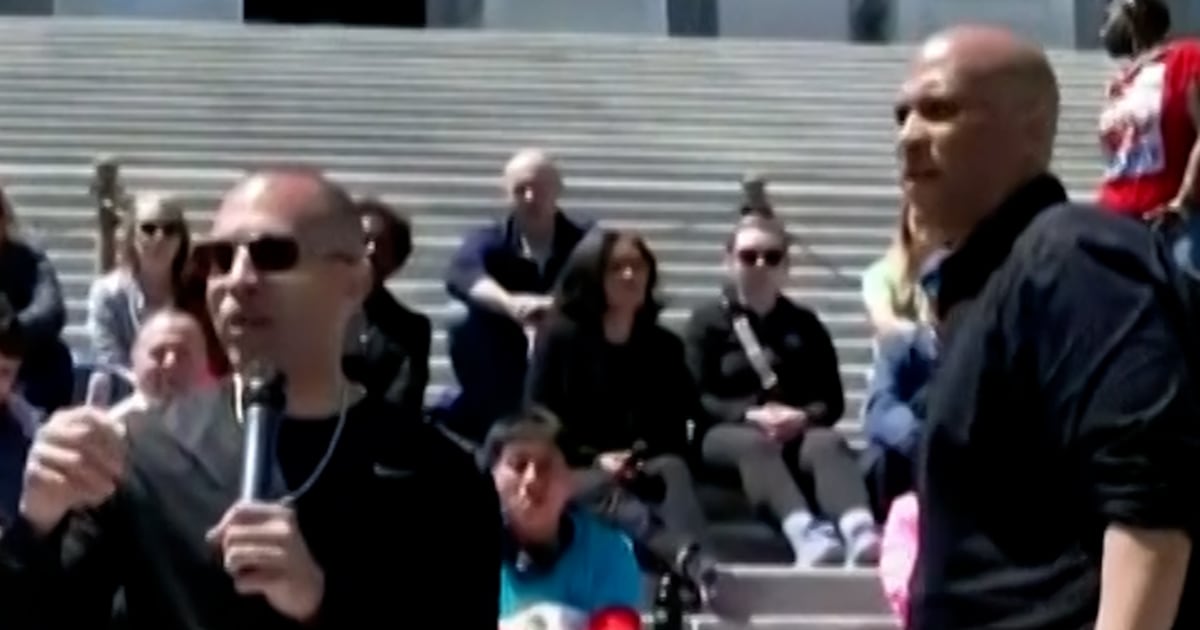 Democrats hold sit-in on Capitol steps