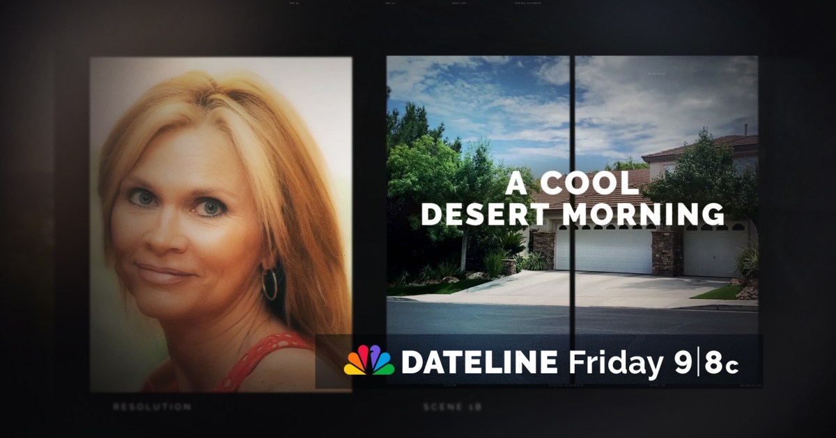 DATELINE FRIDAY SNEAK PEEK: A Cool Desert Morning