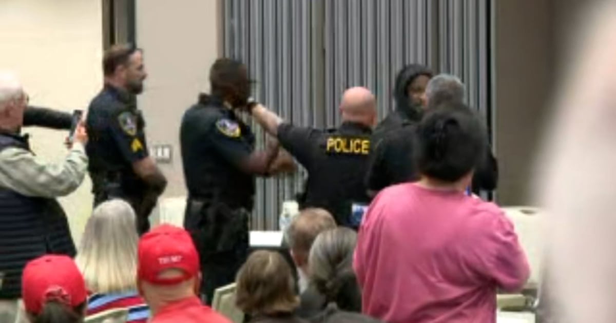 Video shows protester tased at Marjorie Taylor Greene town hall