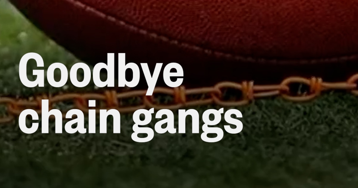 NFL ditches chain gangs for virtual technology