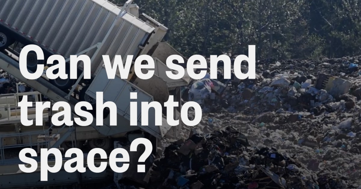 Is it a good idea to send Earth's trash into space?
