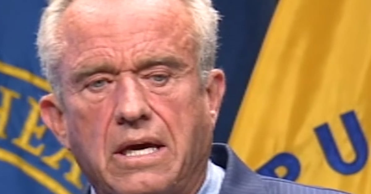 RFK Jr. makes unsubstantiated claims about autism