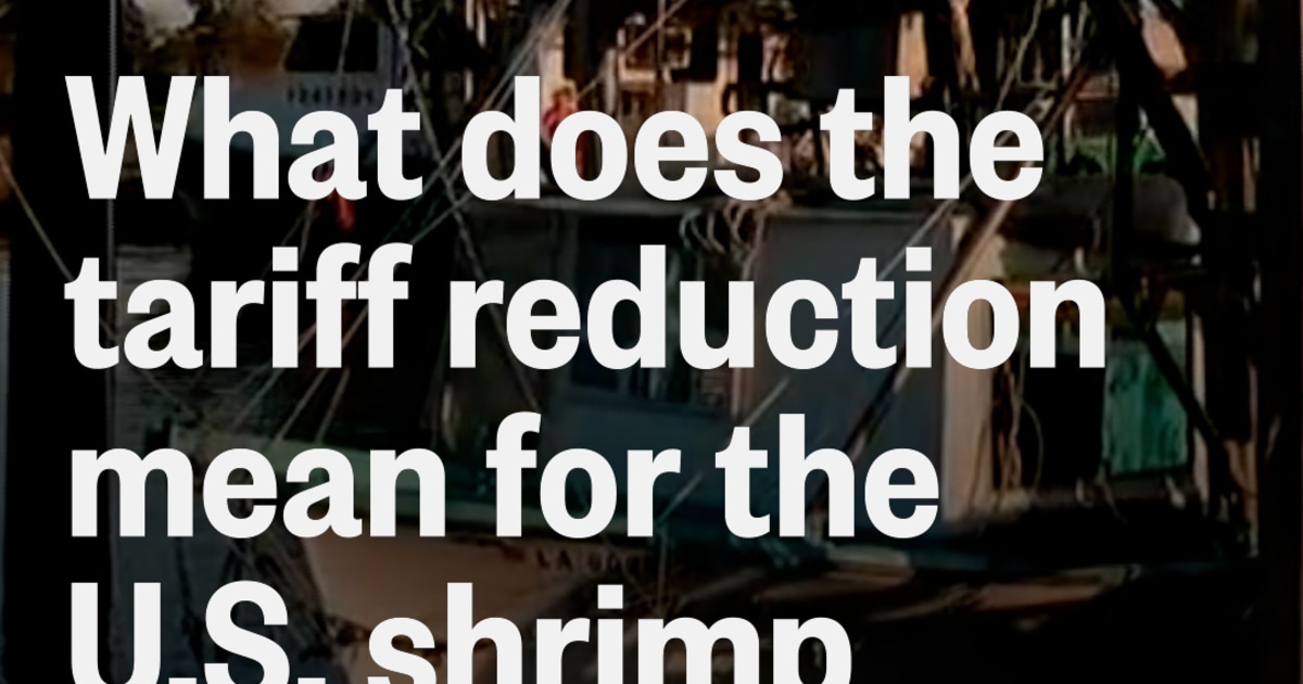 Tariffs are impacting the U.S. shrimping industry