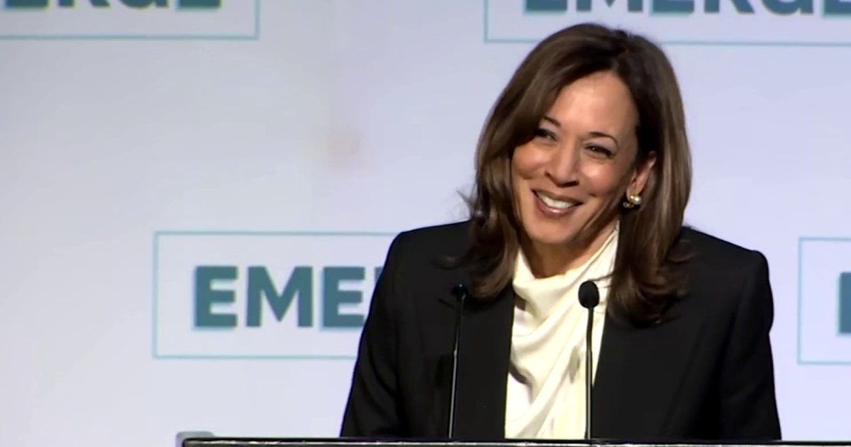Harris delivers first major public address since leaving office