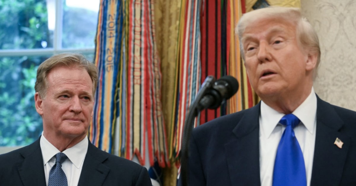 NFL's Goodell stands with Trump as politics-shy league appears to ...