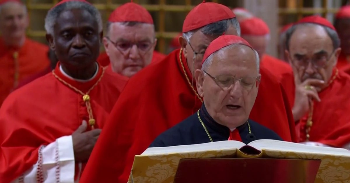 Catholic cardinals take secrecy oaths in Latin ahead of conclave
