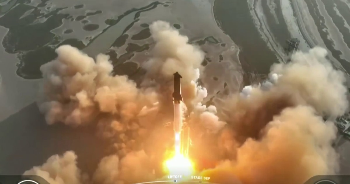 Spacex Launches Ninth Test Flight Of Starship