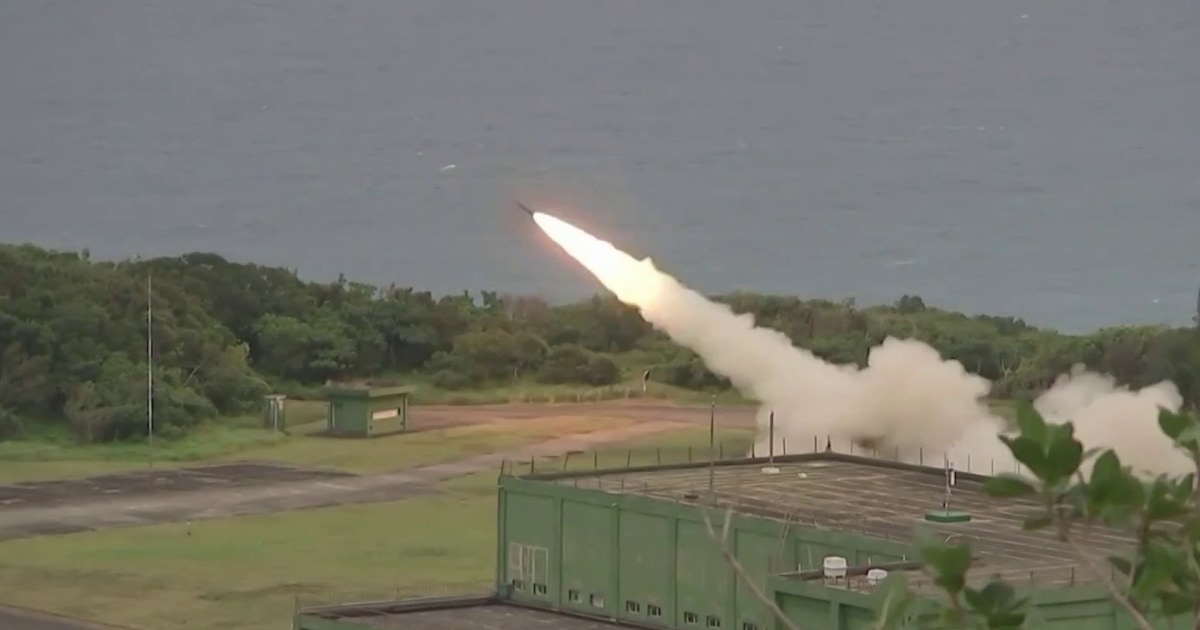 Taiwan tests rocket system made in U.S. as China tensions surge