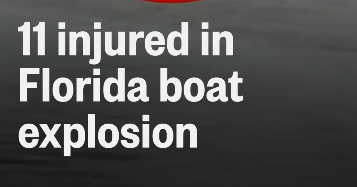 11 injured in Florida boat explosion