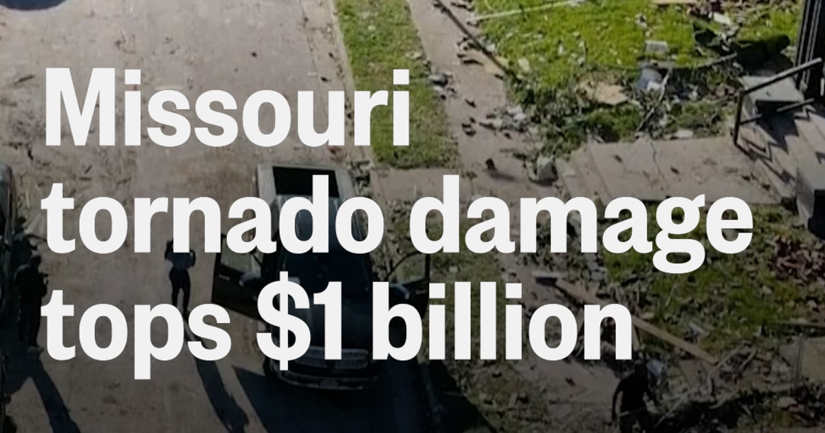 Missouri tornado damage tops $1 billion