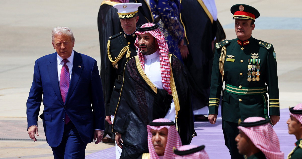 President Trump arrives in Saudi Arabia in first major foreign trip
