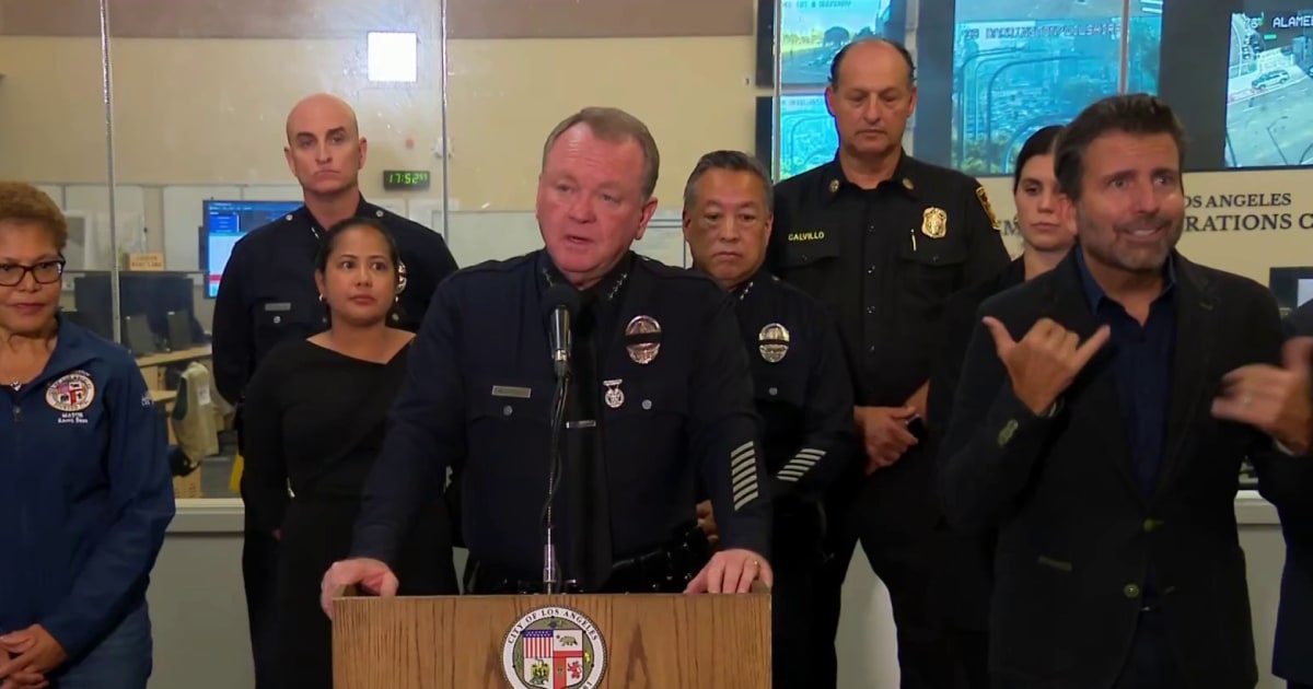 LAPD Chief McDonnell says those who violate curfew are 'subject to arrest'