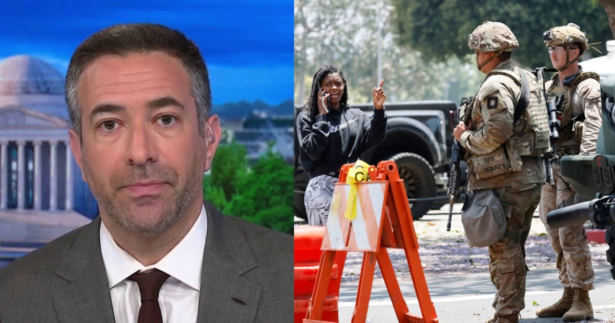 Ari Melber hammers Trump’s crackdown week — U.S. senator cuffed, Dem ...