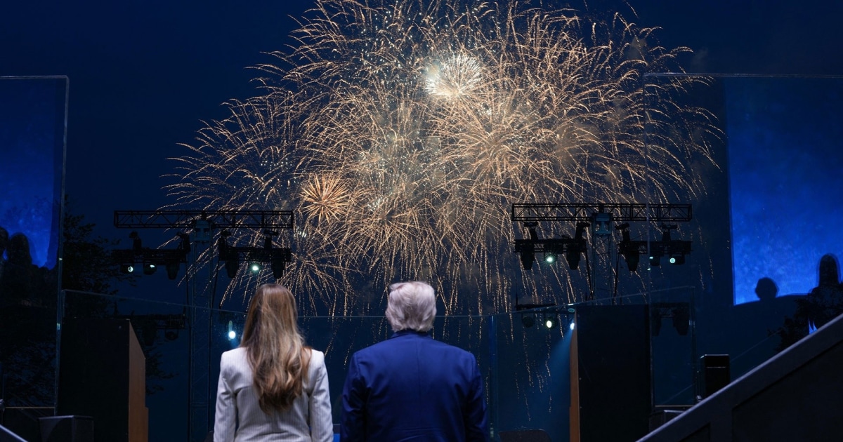 Army’s 250th anniversary parade ends with massive fireworks display
