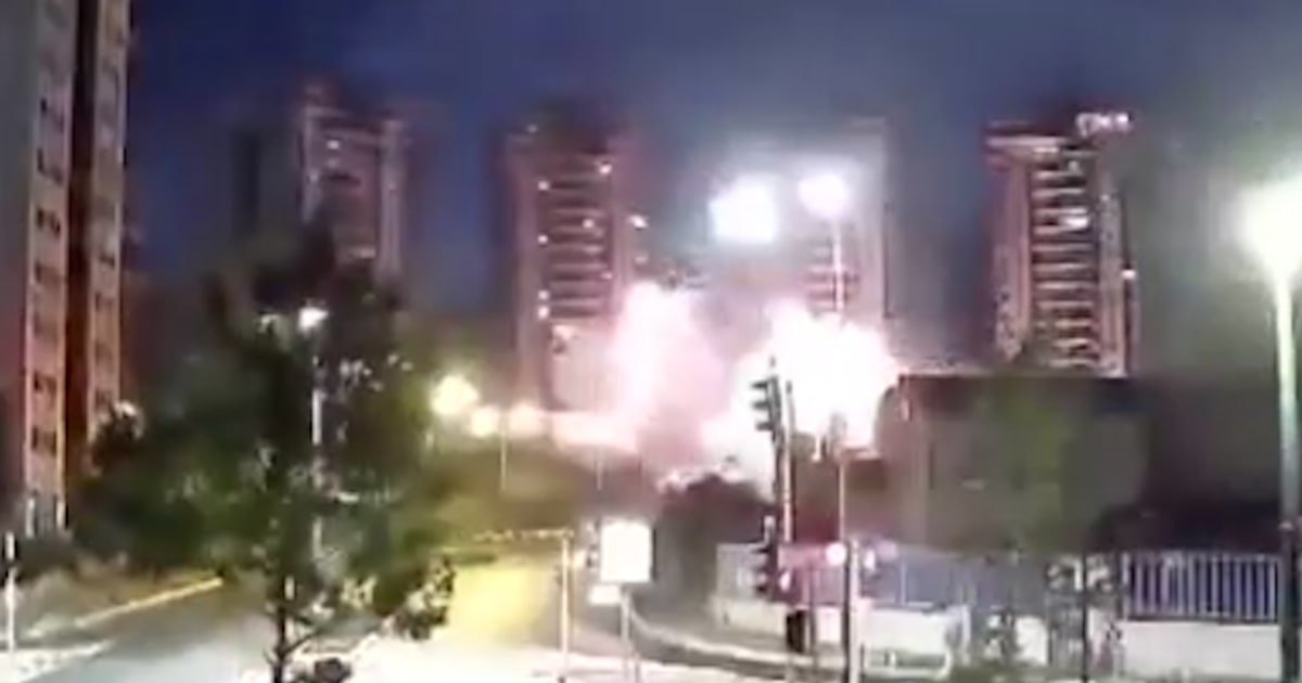 Video shows moment Iranian missile strikes Israeli residential building