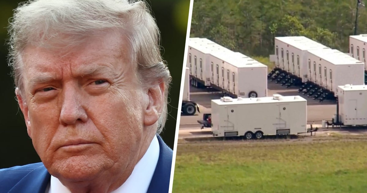 Trump to tour Florida's 'Alligator Alcatraz' facility for migrants ...