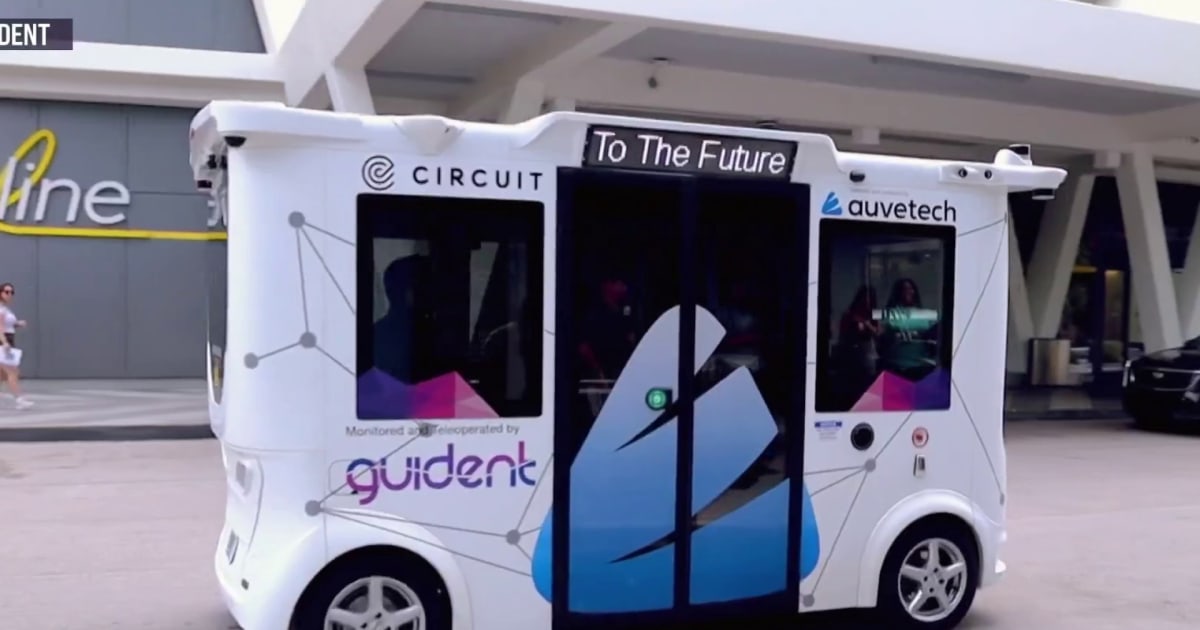 Self-driving shuttles mark major test for public transit