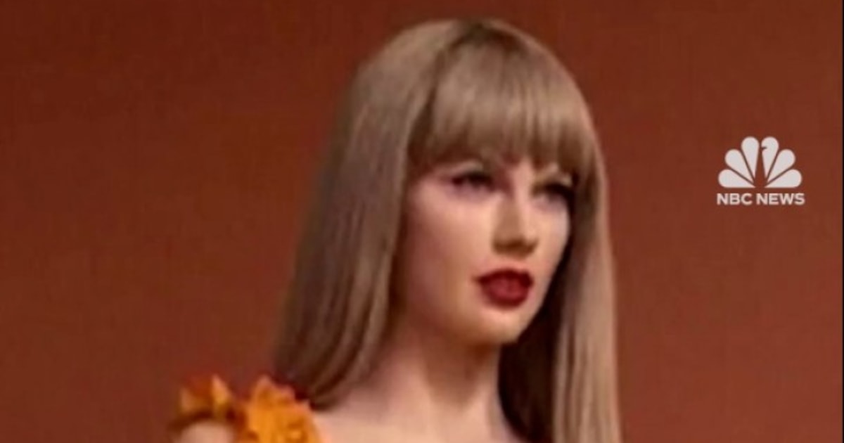 Taylor Swift wax figures make debut at Madame Tussauds