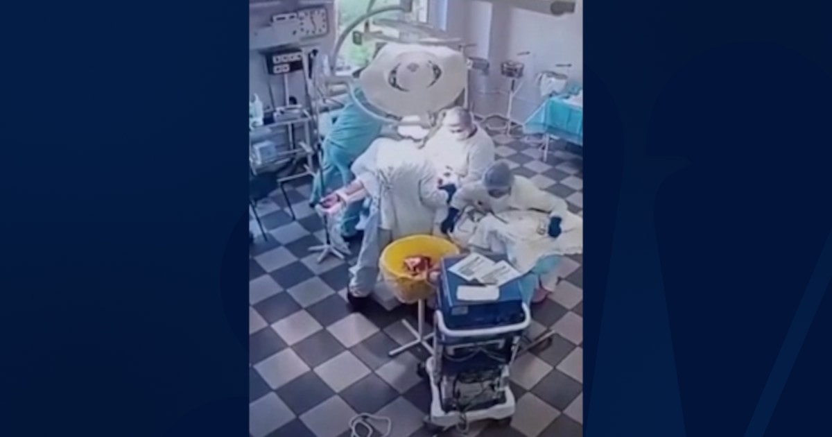 Surgeons in Russia secure patient during powerful earthquake