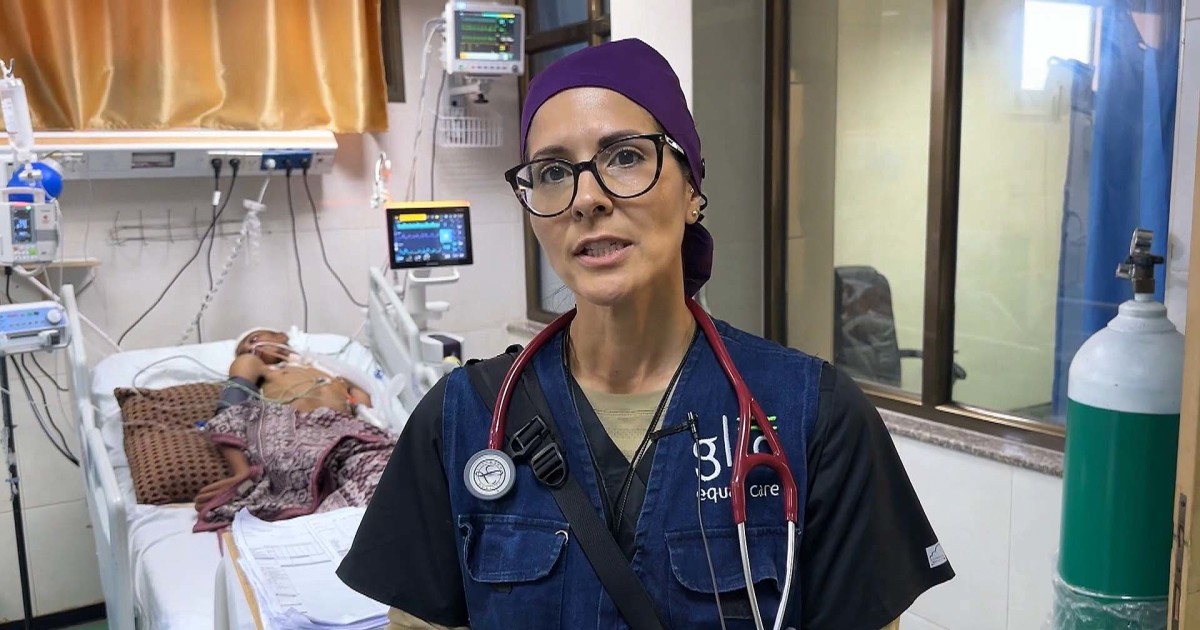 U.S. nurse working in Gaza warns of mass starvation