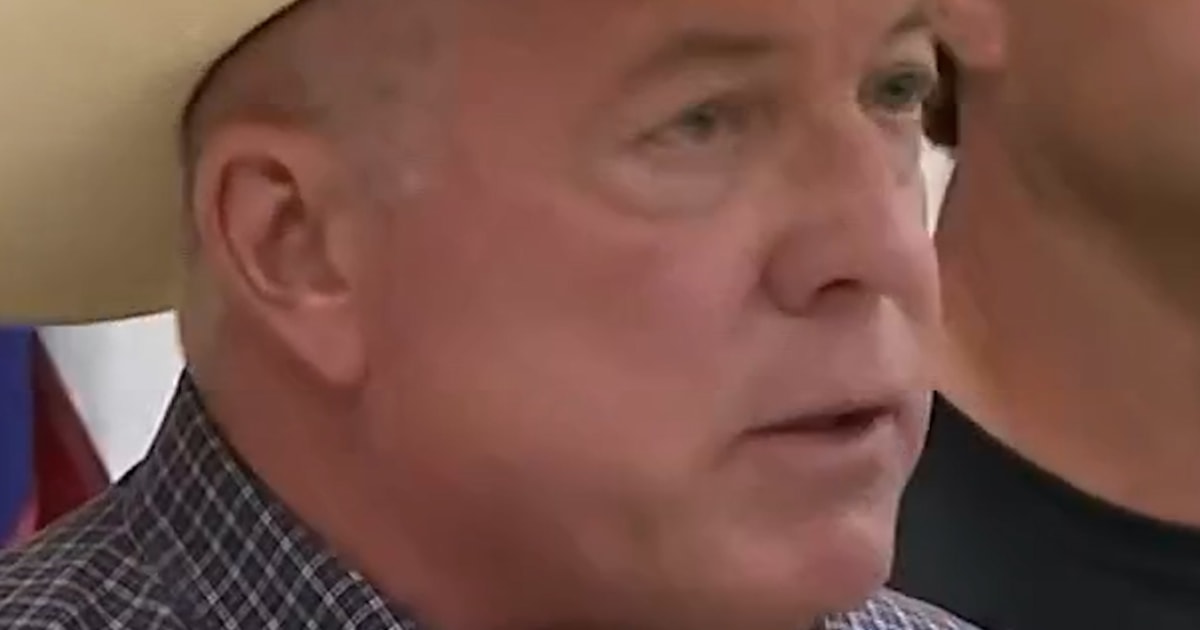 Kerr County Sheriff Larry Leitha was asked about efforts to inform ...