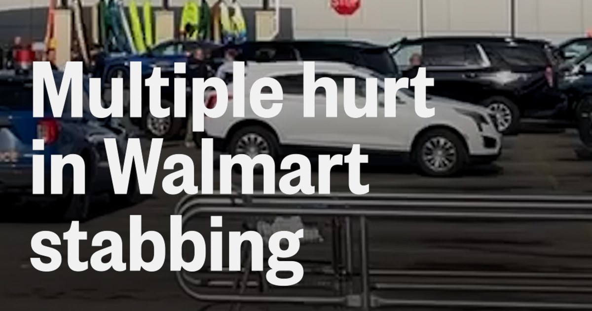 Multiple hurt in Walmart stabbing