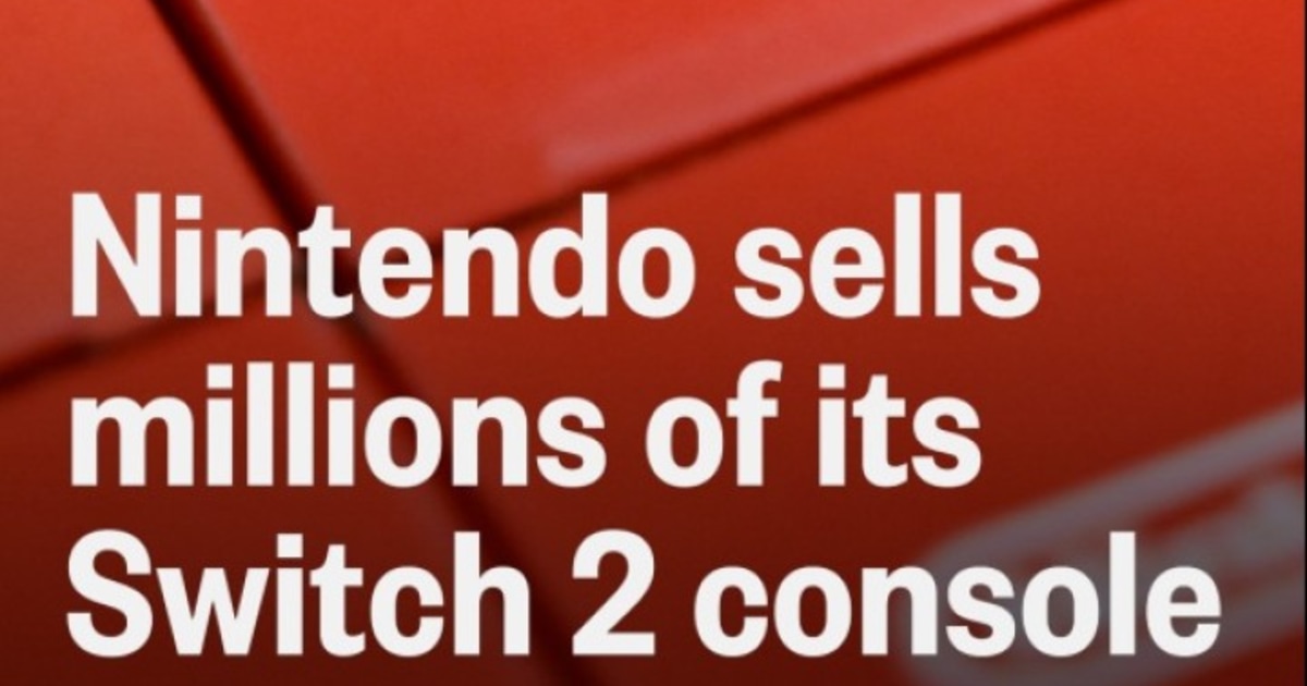 Nintendo doubles quarterly revenue with Switch 2 sales