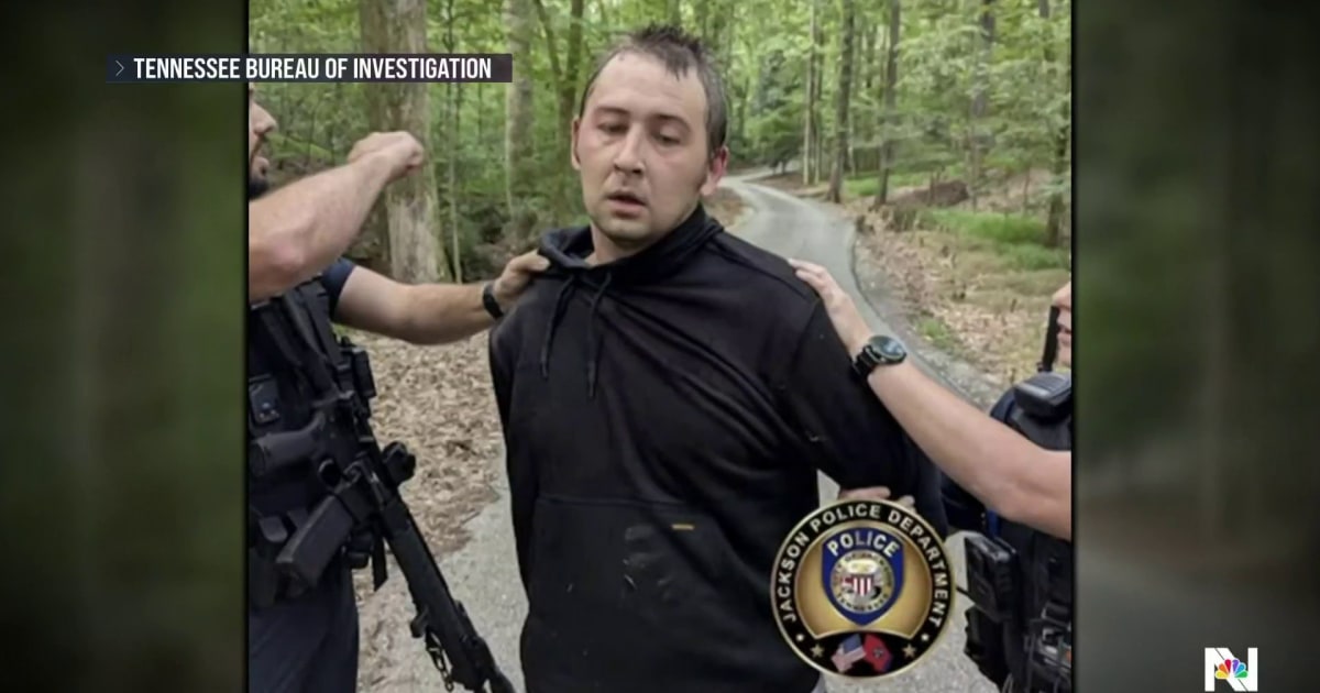 Tennessee suspected killer in custody after manhunt