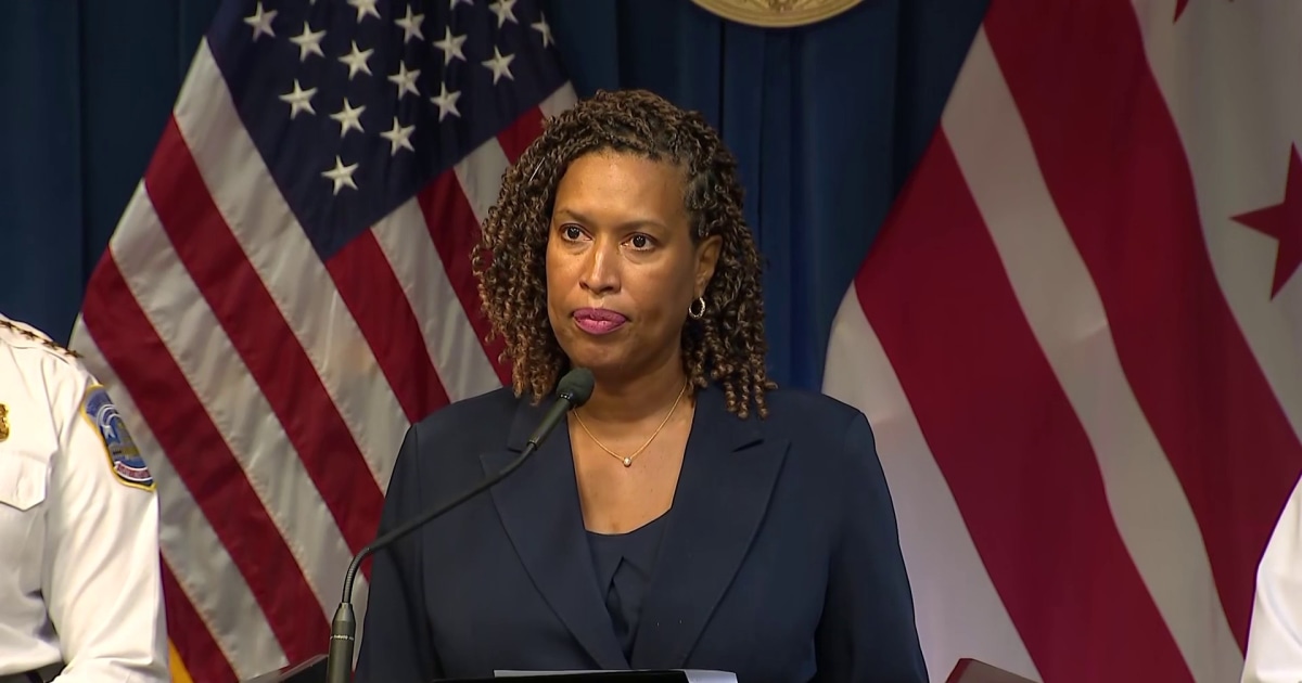 Mayor Bowser addresses Trump plan take over D.C. police and deploy ...