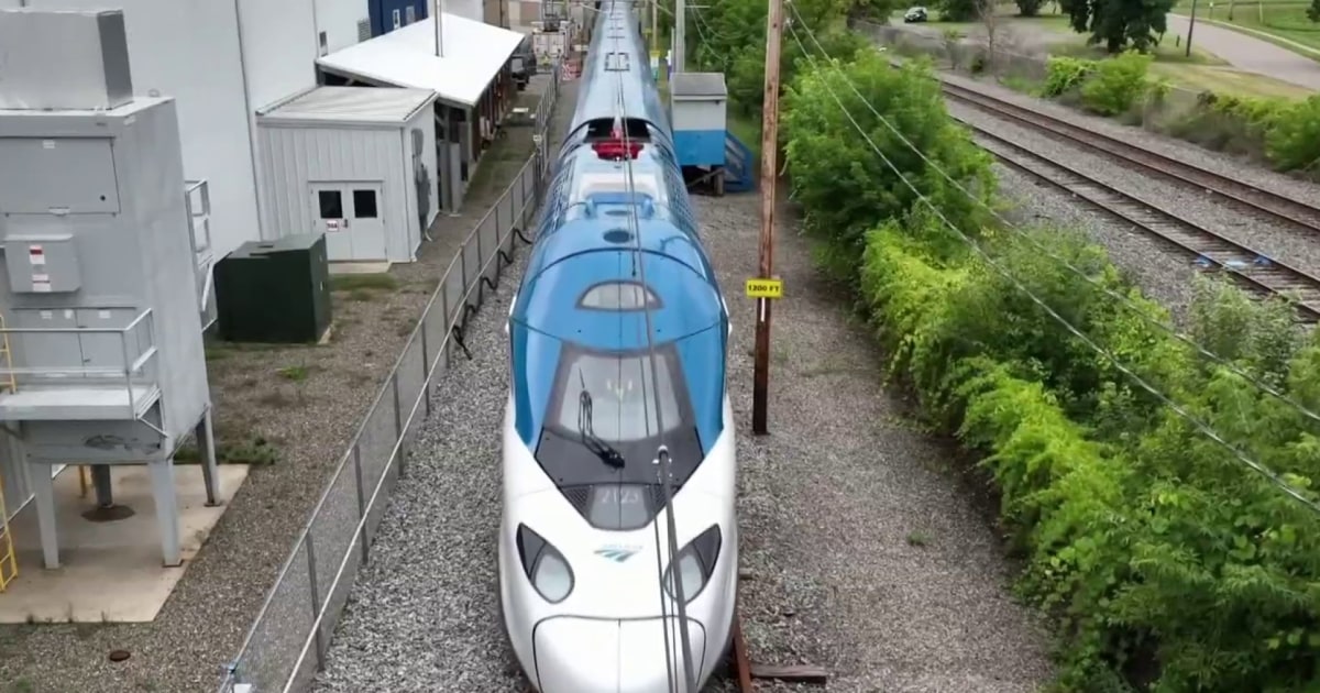 Amtrak launches new high-speed Acela train ahead of Labor Day weekend