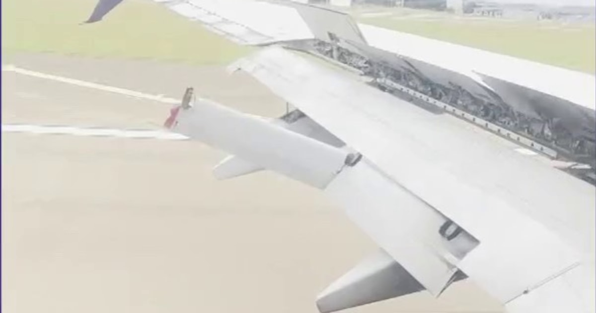 Video shows wing flap detaching on Delta flight