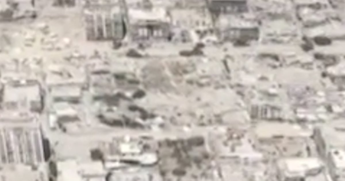 Aerial footage shows extent of destruction in Gaza