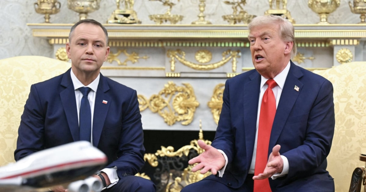 Trump discusses Epstein, Putin and Chicago in meeting with Polish president
