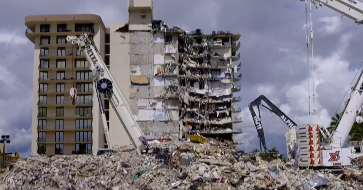 Officials say deadly Surfside condo collapse likely started in pool deck