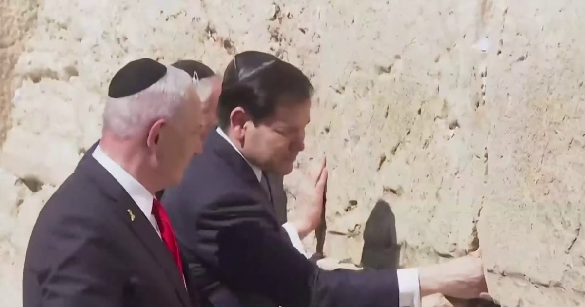 Rubio visits Israel amid heightened tensions after attack on Qatar