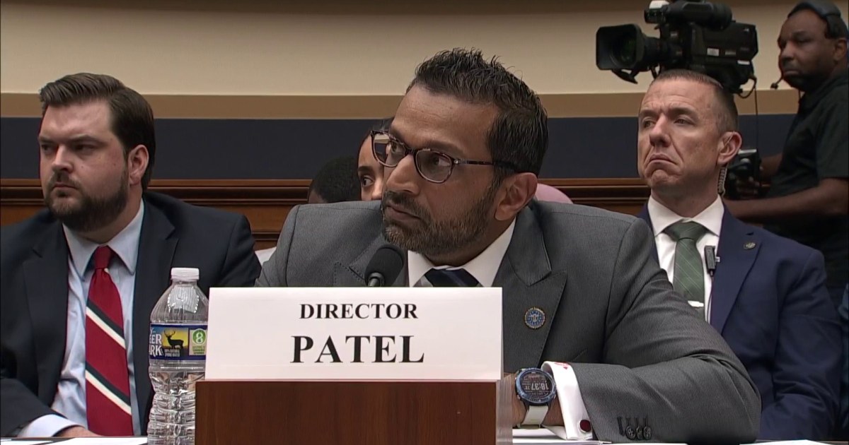 Patel promises investigation of Trump-Epstein birthday note