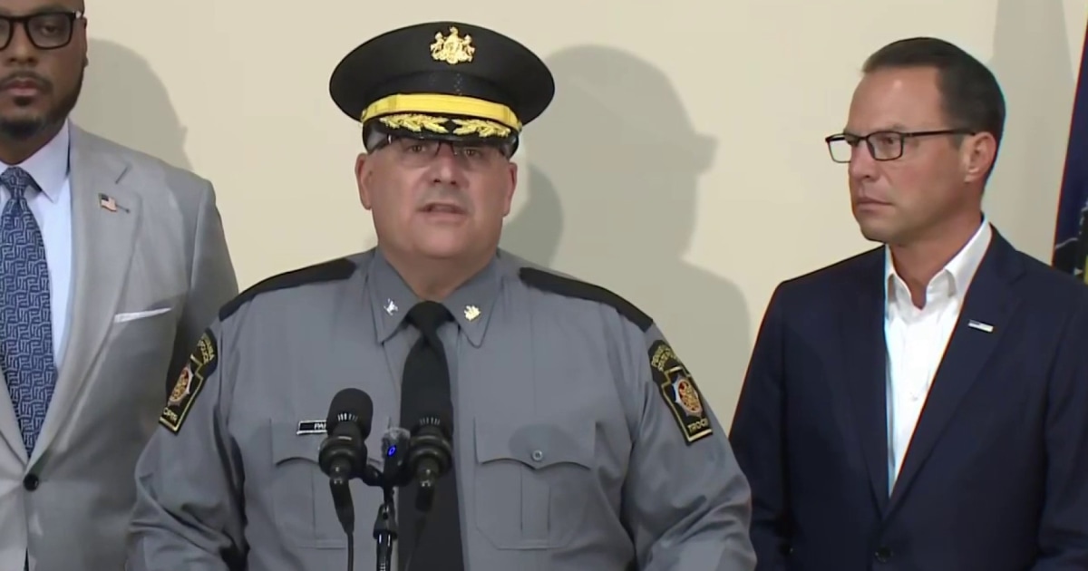 Three officers killed in Central Pennsylvania shooting, shooter dead