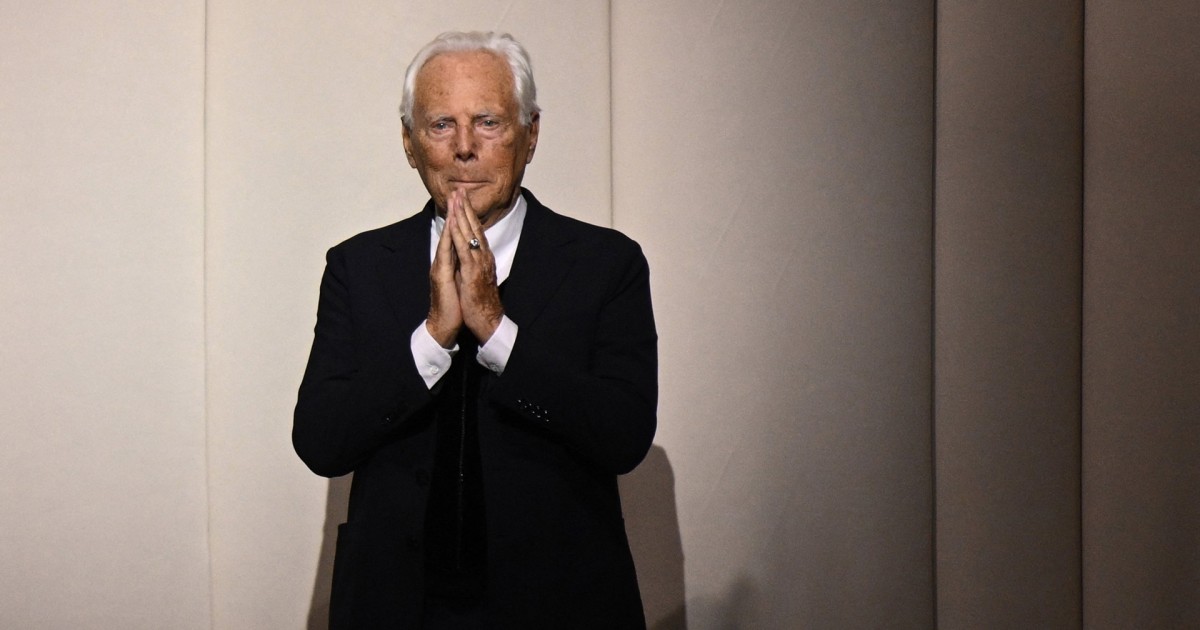 Remembering fashion icon Giorgio Armani, dead at 91