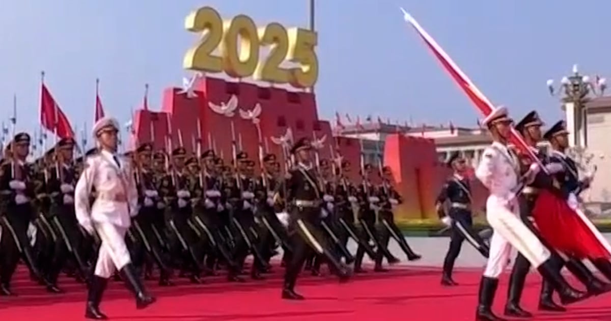 China holds military parade