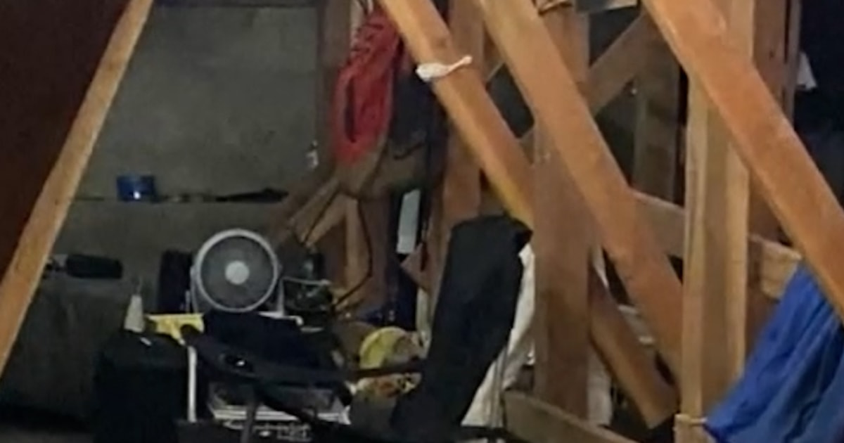 Police find man secretly lived in condo crawl space