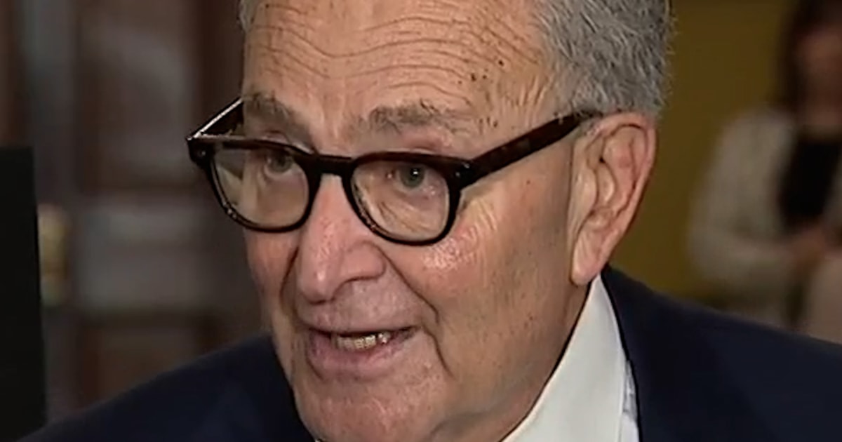 Schumer reacts to Trump's AI-generated post about him