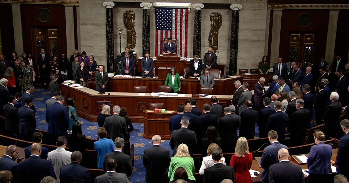 House holds moment of silence for Charlie Kirk