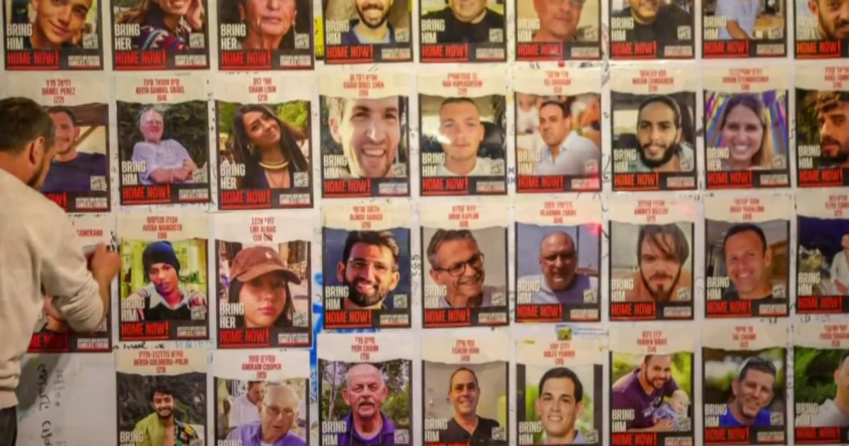 Father of U.S. hostage speaks on second anniversary of Oct. 7 attack