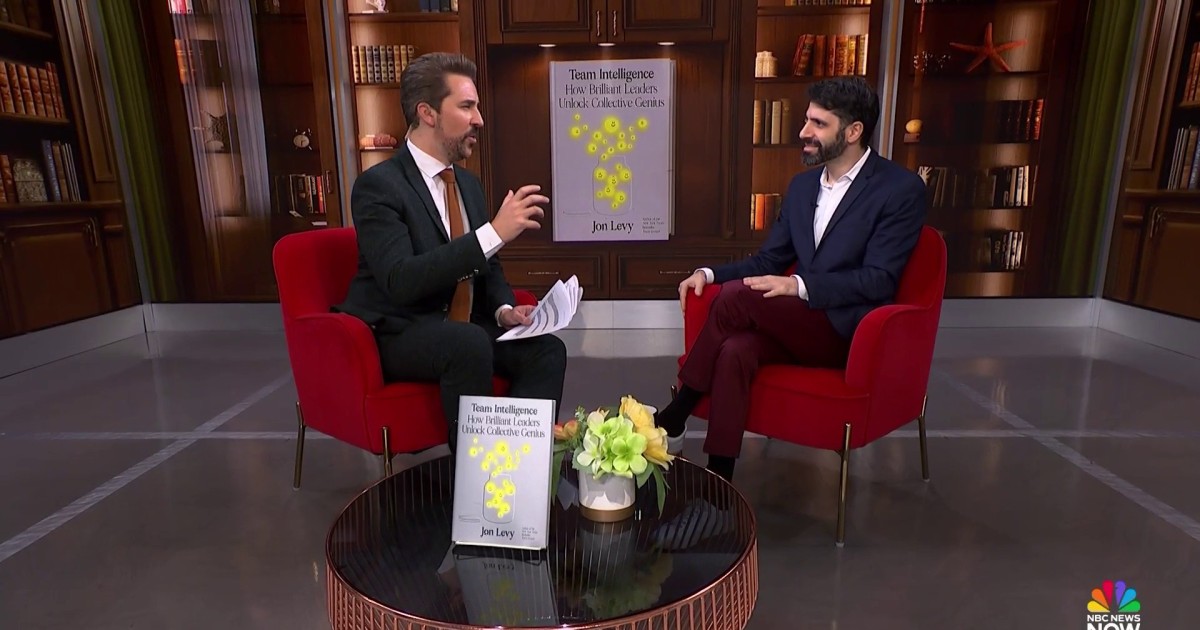 Behavioral scientist Jon Levy breaks down new book 'Team Intelligence'